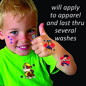 Pup Squad Temporary Tattoos for Kids - 45pk - Kids Birthday Party Favors - Pinata Stuffers