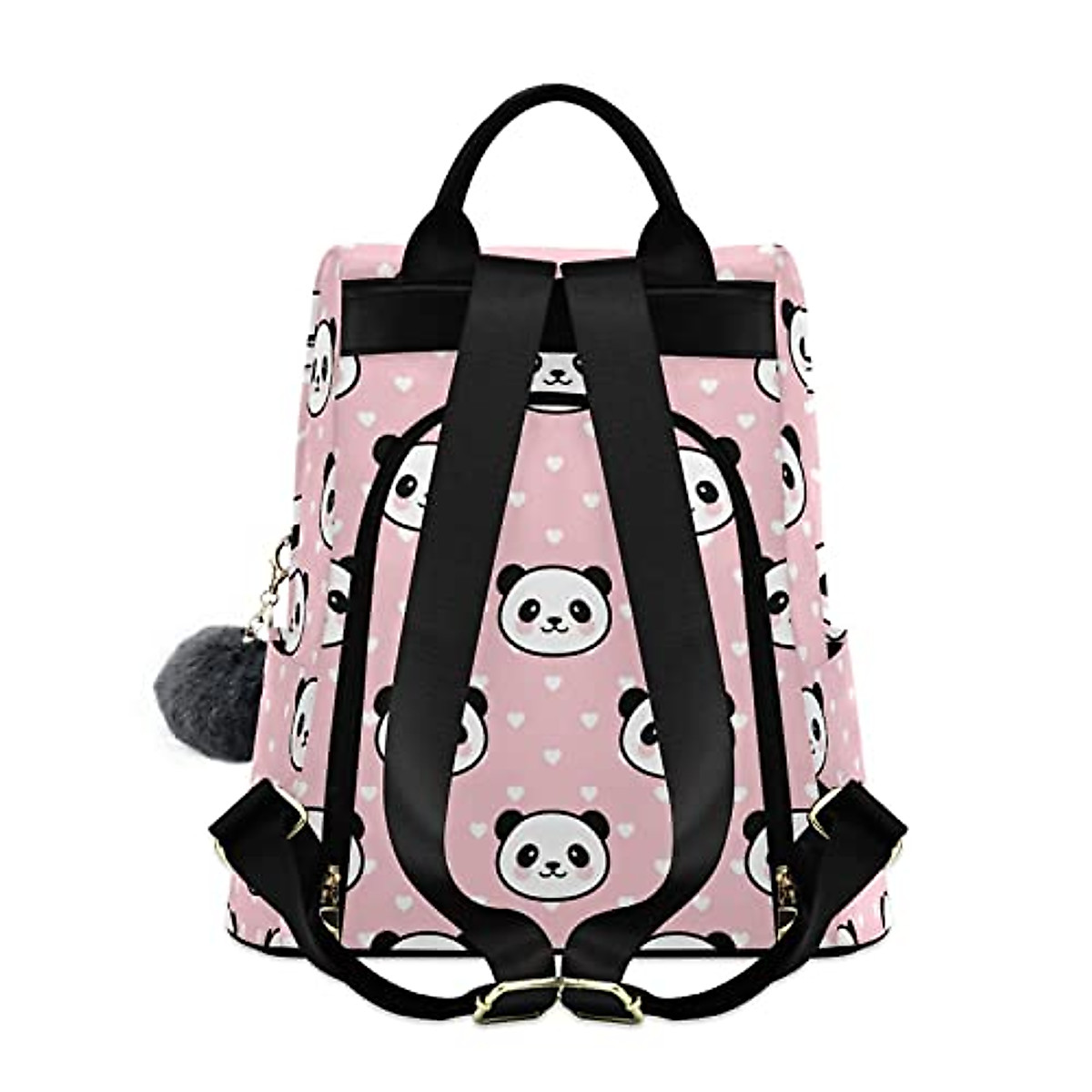 J JOYSAY Cartoon Cute Panda Backpack Purse for Women Anti-Theft Backpack Fashion Shoulder Bag Shoulder Book Bag for Women Girls Teen