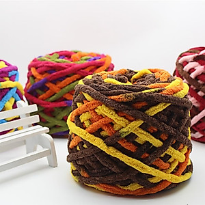 83-100g/1pcs Yarn for Hand Knitting Crochet Hat Soft Milk Cotton Yarn Thick Wool Yarn (Color : 06 Water Blue)