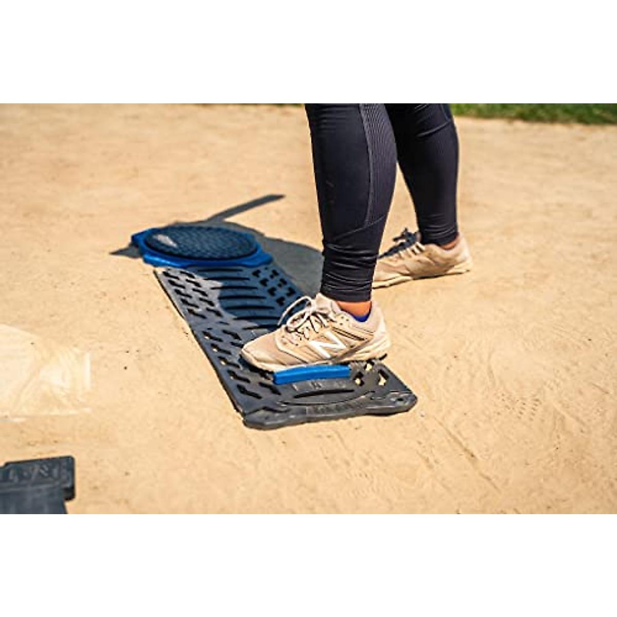 Rotor System USA Swing Perfecting Batting Trainer for Softball and Baseball, Back Foot Rotation, Power Hitter Plate, Baseball Training Equipment - for All Ages