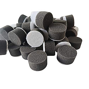 SHINA 150pcs 1 Inch 25mm Buff Polishing Polisher Pad Kit with 1pc M6 Backer Plate for Car Polisher