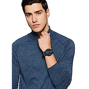 Casio G-Shock GA100-1A2 Ana-Digi Speed Indicator Black Dial Men's Watch