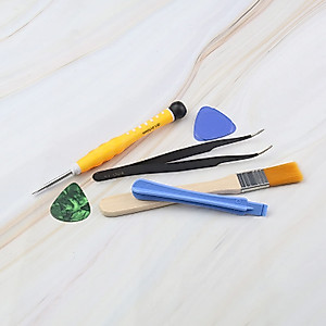 Micro Traders Cross Screwdriver Set Opening Tools Repair Kits for DualSense 5 PS5 Controller with Cleaning Brush Prying Stick Prying Tool Open Shell Tool