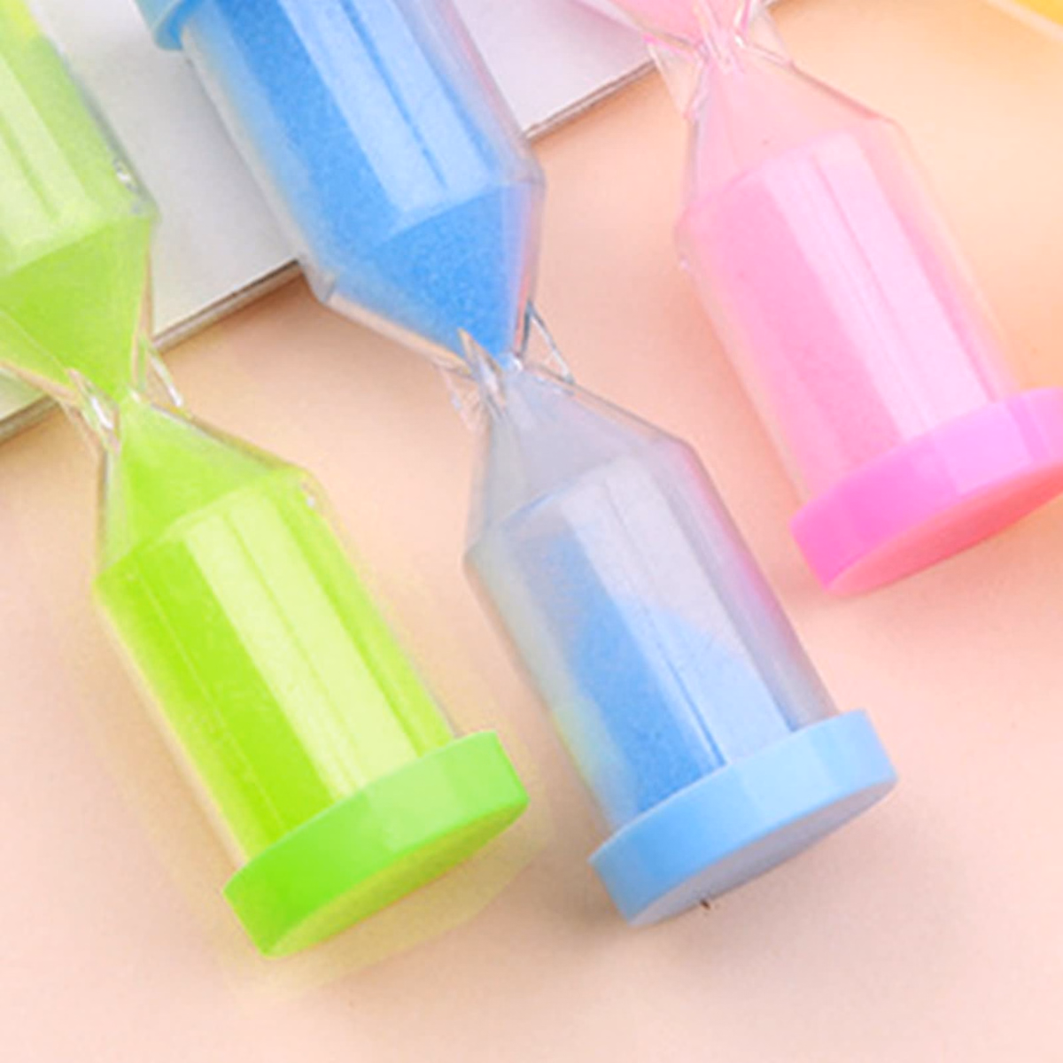 Hourglass Sand Timer 20 Secs, Random Colors Small Sand Clock Count Down Sandglass Timer Toy Random Color 1 Pack
