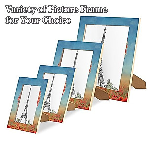 POFATO Tree Red Heart11x14 Picture Frame Wood Photo Frame for Tabletop Display Wall Mount Picture Frame Display 11 x 14 Inch Photo Wall Decor Home Gift Frames