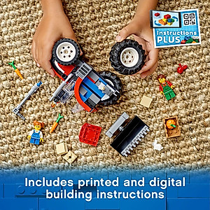 LEGO City Great Vehicles Tractor 60287 Building Toy Set for Kids, Boys, and Girls Ages 5+ (148 Pieces)