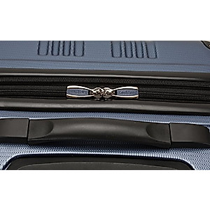 Rockland Hardside Expandable Luggage with Spinner Wheels, Blue, 28-24-20-Inch