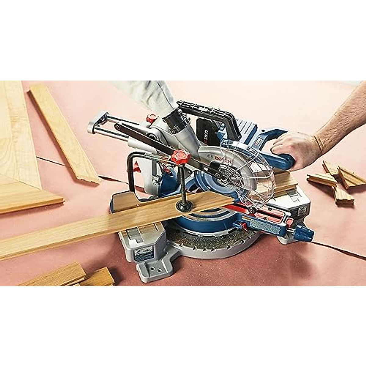 BOSCH GCM18V-07SN14 PROFACTOR™ 18V 7-1/4 In. Single-Bevel Slide Miter Saw Kit with (1) CORE18V 8 Ah High Power Battery