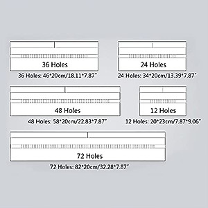 MNTT Pencil Bag Convenient Brushes Storage Makeup Brush Holder Roll Up Stationery Storage Canvas Pen Curtain Pencil Case(72 Holes)