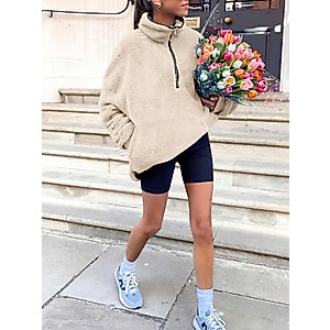 ANRABESS Womens Zip Up Hoodies Cropped Sweatshirts Fall Outfits Casual Hooded Pullover Sweaters Tops Winter Clothes 2024 Small