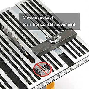 4" 60W MINI ELECTRIC TABLE SAW BENCH TOP GREAT ELECTRIC HOBBY CRAFT TABLE SAW DIY Power Tool Work Bench Stand Circular 2 PIECES Blades