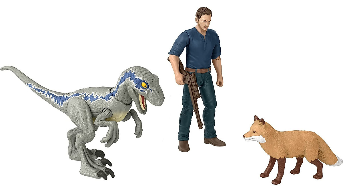 Jurassic World Dominion Owen & Velociraptor Action Figures ...