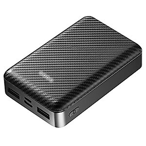 Kofarrten Heated Vest Battery Pack, 5V 2A 10000 mAh Power Bank for Heated Vest Heated Jacket, Dual USB Heated Vest Battery Charger, Battery Phone Charger for iPhone, Android