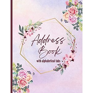 Address Book With Alphabetical Tabs: Large Print with More Than 200 Entry Spaces | A to Z Address Book for Seniors and Women.