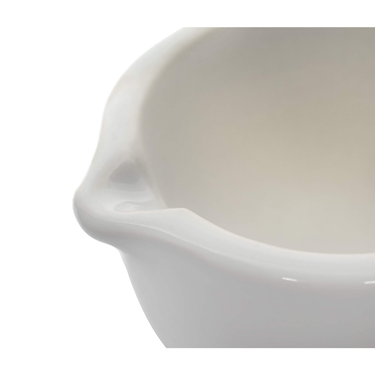 EISCO Porcelain Mortar & Pestle Set, 13.5oz (400ml) - Heavy Duty - Unglazed Grinding Surface - Excellent for Kitchen or Laboratory - Grinds Powdered Chemicals, Herbs, Spices, Pills - White Labs