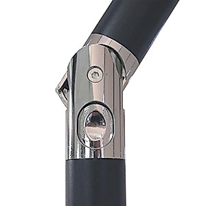 Sunnydaze 9 Foot Outdoor Patio Umbrella with Solar Lights & Tilt/Crank, LED, Catalina Beach Stripe