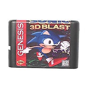 Spire Sonic 3D Blast 16 bit MD Game Card For Sega Mega Drive For Genesis (NTSC-U)
