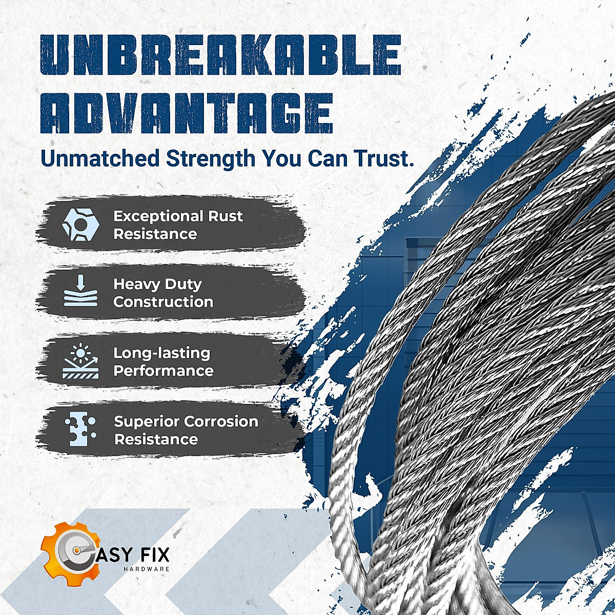 Garage Door Extension Spring Cable Wire -Safety Cable 7 or 8 Feet Garage Door Opener Extension Cable Garage Springs Pair 13' - Garage Door Spring Replace Extension Cable (7 Feet Garage Door)