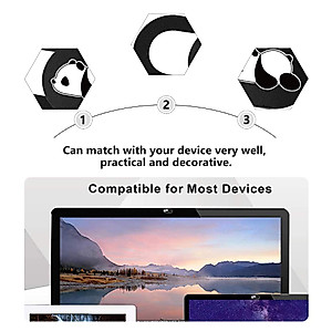 Mobestech Computer Camera 6Pcs Laptop Camera Cover Cartoon Slide Laptop Webcam Cover Slide Web Cam Privacy Cover Camera Sticker for Laptop, PC, and More Accessories Laptop Stickers