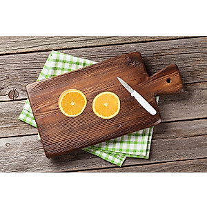 Paring Knives Set Of 3 White Handle 3.25 inch Paring Dishwasher Safe Fruit Choice Pairing Knife, Small Piece Kitchen knive pack sharp professional pairing knive pack, kiwi knife, mini