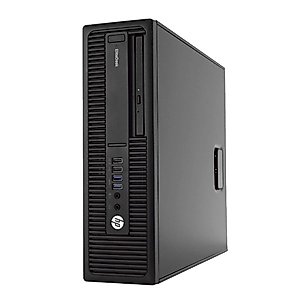 HP 800 G2 Desktop PC Computer, Intel i5-6500, 16GB DDR4 RAM, 512GB SSD, Windows 10 Professional, New 1080p Webcam, New Wireless Keyboard & Mouse, New 16GB Flash Drive, WiFi (Renewed)