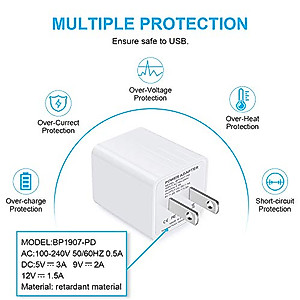 Pixel 7 Fast Charger for Google Pixel 7 7 Pro 6a 6 Pro 6 5 4 3 2 Pixel 4XL 3XL 2XL XL 4A 3A, 18W PD Wall Power Adapter 6ft Type C Fast Charging Cable for Samsung Galsxy A13 5G A53 A12 A03s S22 S21 S20