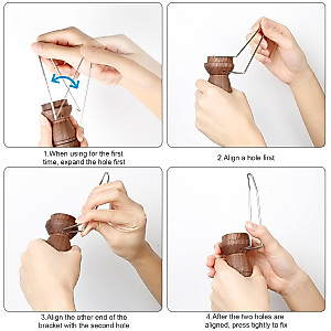 Jucoci Painting Handle for Miniautres Paint Handle Compatible with DND Miniatures, Scale Model, Fantasy Figurines
