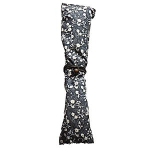 Premium Wooden Bamboo Spoon and Fork Set - w/Cotton Pouch - Bpa Free - Food safe 100% - Made from Organic Bamboo - Reusable - Serving utensils - Salad - Medium Size - 9.5 inches