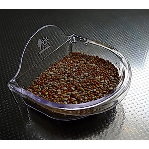 Bird Cage Seed Feeder Cup Shallow Style Set of 2 for Care , Treat (M)