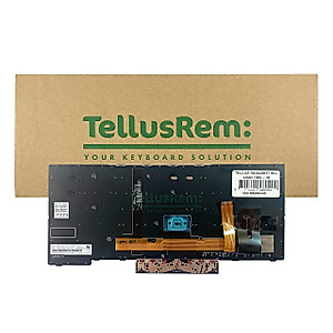 TellusRem Replacement Lenovo T480s Regular Black - US Non-Backlit Keyboard for Lenovo Thinkpad T480s, T490, E490, L480, L490, L380, L390, L380 Yoga, L390 Yoga, E490, E480