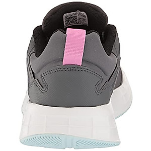 adidas Women's Duramo Protect Running Shoe, Grey/Matte Purple Metallic/Almost Blue, 10