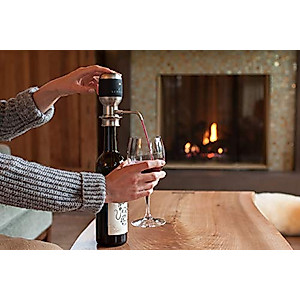 Aervana Original: Electric Wine Aerator and Pourer / Dispenser - Air Decanter - Personal Wine Tap for Red and White Wine