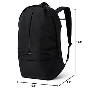 Bellroy Classic Backpack Plus – (Laptop Bag, Laptop Backpack, 24L) - Black