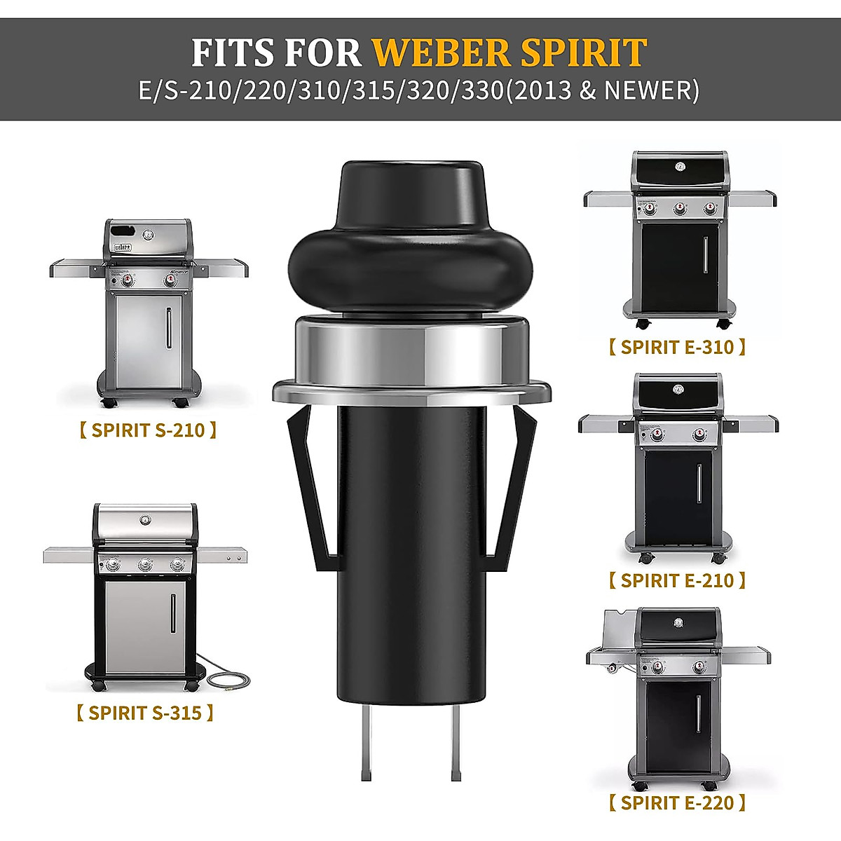 WAO ZONE Replacement for Weber Grill Igniter Switch，GS4 Ignition Push Button Switch Fit for Weber Spirit E/S-210 220 310 315 320 330 Gas Grills