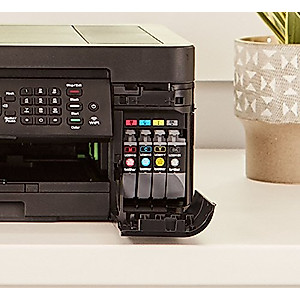 Brother Wireless All-in-One Inkjet Printer, MFC-J491DW, Multi-function Color Printer, Duplex Printing, Mobile Printing,Amazon Dash Replenishment Enabled, Black, 8.5 (MFCJ491DW)