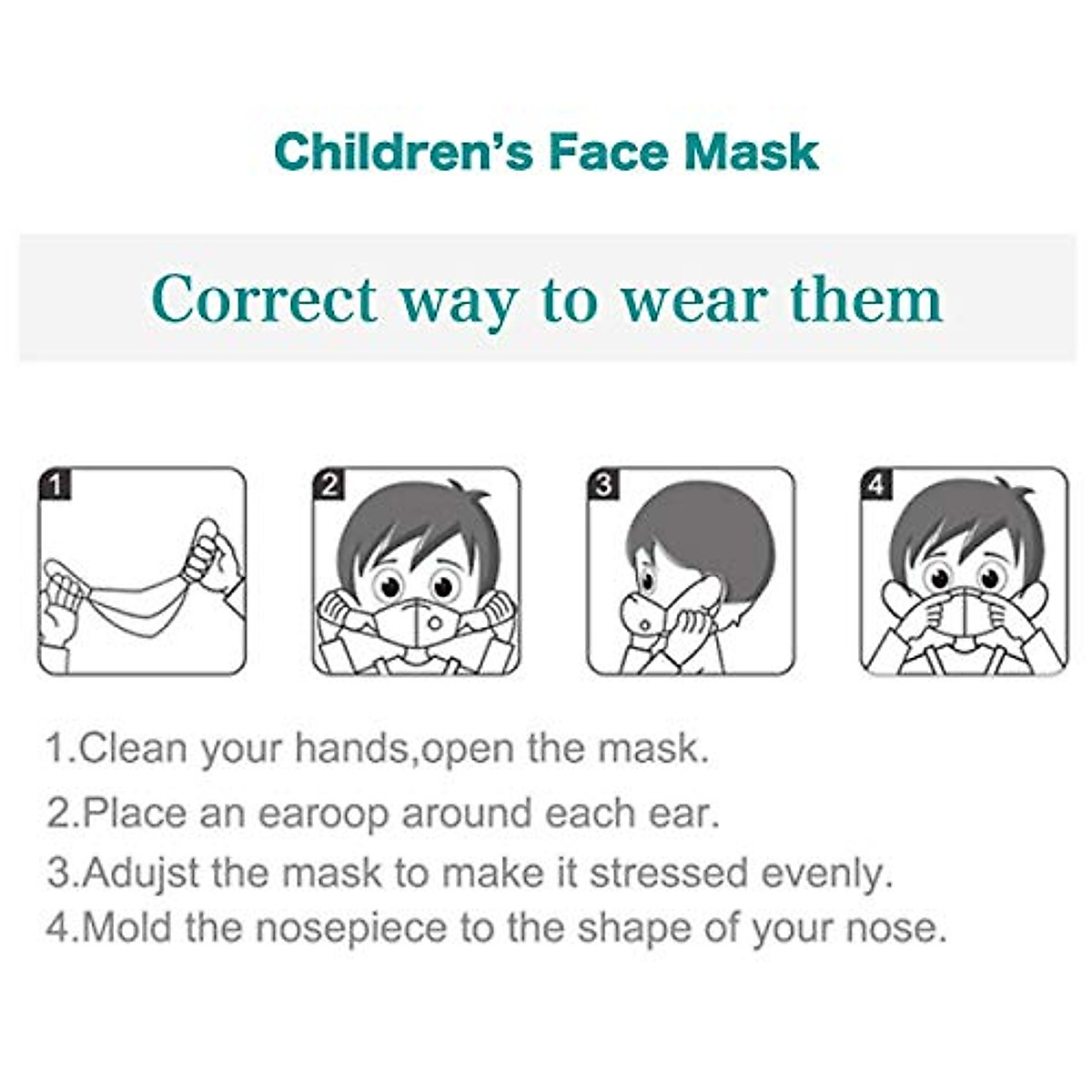 G-BOX Children's 5-Layer Disposable Particulate Respirators (25-pcs, Individually Wrapped) (Blue Panda)