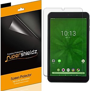 Supershieldz (3 Pack) Designed for Onn 8 inch Tablet Screen Protector, High Definition Clear Shield (PET)