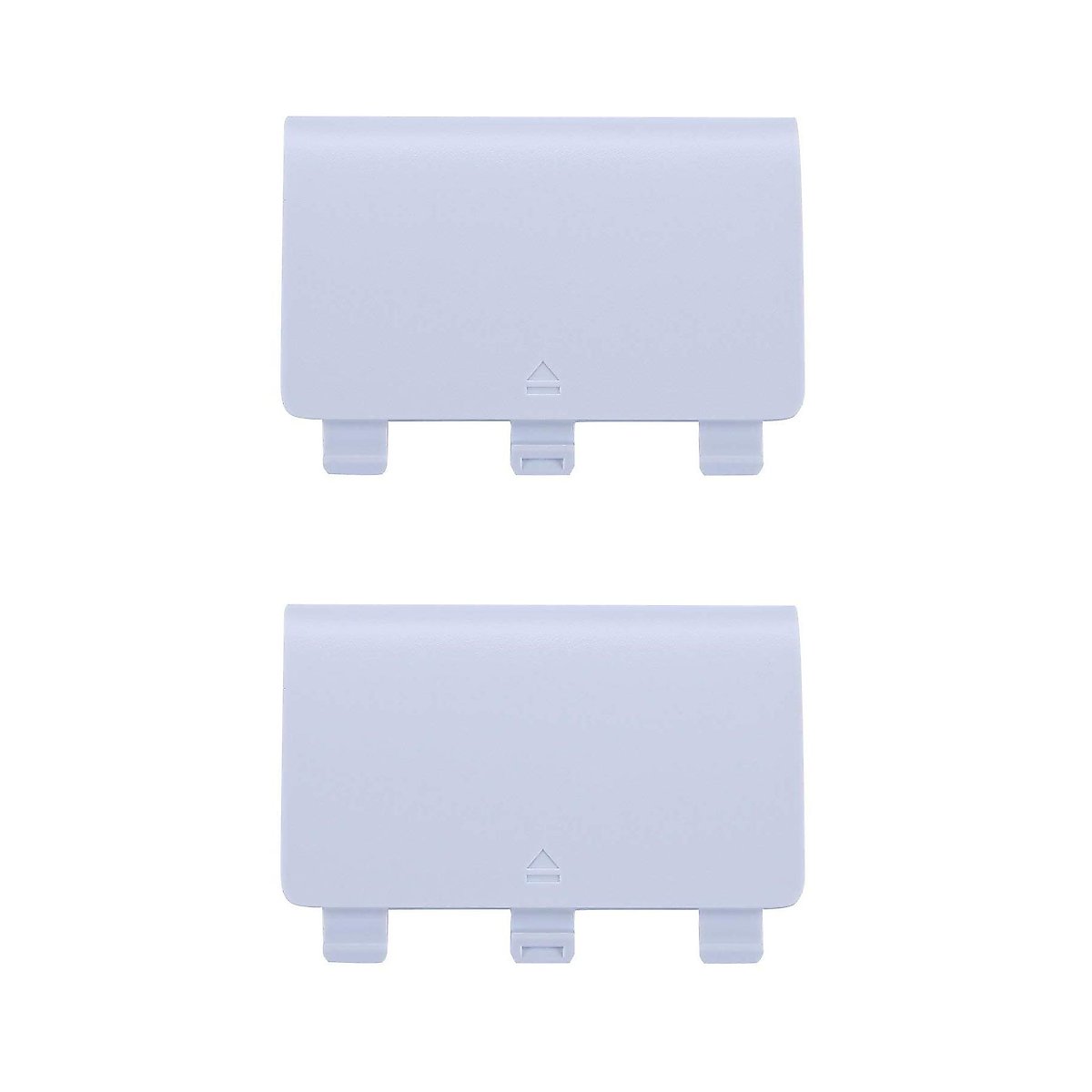 2X Battery Cover Door for Xbox One Controller, Battery Back Shell Repair Part Compatible with Xbox One, One S, One X Wireless Controller (White)