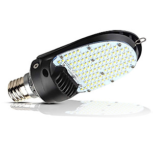 OSTEK 115W LED Paddle Light, 15500LM Shoebox Area LED Retrofit Lamp, 5000K 180°LED Corn Light Bulb Rotatable E39 Mogul Base (450W MH Equiv.) for Parking Lot Security Lights - UL DLC Listed (1 Pack)