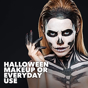 MANIC PANIC Dreamtone Flawless White Liquid Foundation - Full Coverage White Foundation And Color Corrector with Demi Matte Finish - Cosplay, Halloween Makeup, & Everyday Use (0.96oz)