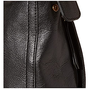 Fossil Women's Parker Eco Leather Convertible Large Backpack Purse Handbag, Black (Model: ZB1515001)