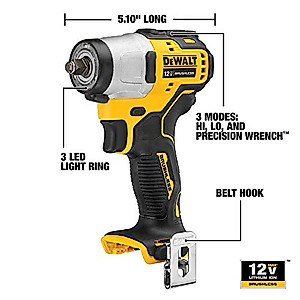 DEWALT 12V MAX* Impact Wrench, Cordless, 3/8-Inch, Tool Only (DCF902B)