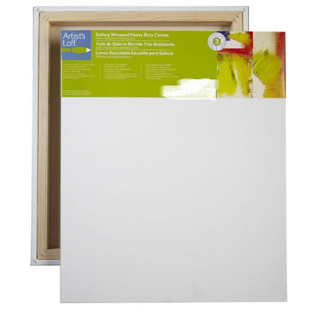 Artist's Loft Gallery Wrapped Heavy Duty Canvas 12" x 16"