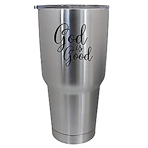 Epic Designs Cups drinkware tumbler sticker - God is good - cute love dream sticker decal