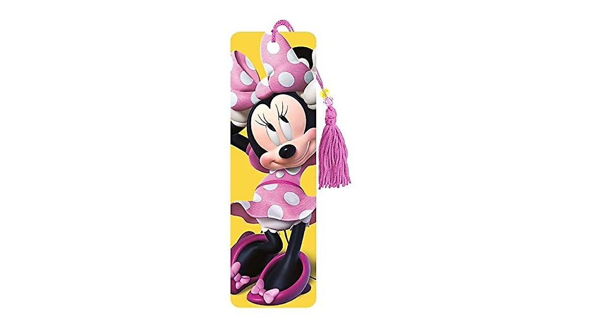 Disney Mickey & Minnie Mouse Bookmark Set with Stickers - Perfect for Fans