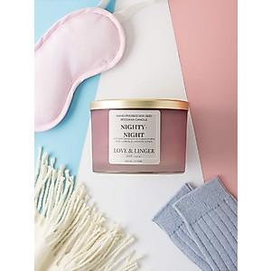 Lavender Candle | Sleep Candle | Aromatherapy Candle | Luxury Soy & Beeswax Candles for Home | 16 oz. Large Jar 3 Wick Candle | Calming Candles | Soothing Candle