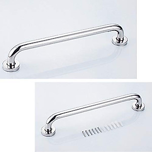 CRODY Bath Wall Attachment Handrails,Grab Bar Rails Bathroom Grab Bar, Wall-Mounted Straight Hair Towel Rack, Sturdy Stainless Steel Shower Safety Handle for Bathtub, Toilet, Bathroom, Kitchen