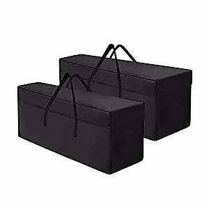 PATERIC Outdoor Cushion Bag 68 Inch Large Patio Cushion Storage Bag for Outdoor Furniture Waterproof Garden Pillow Seat Pads Protective Cover