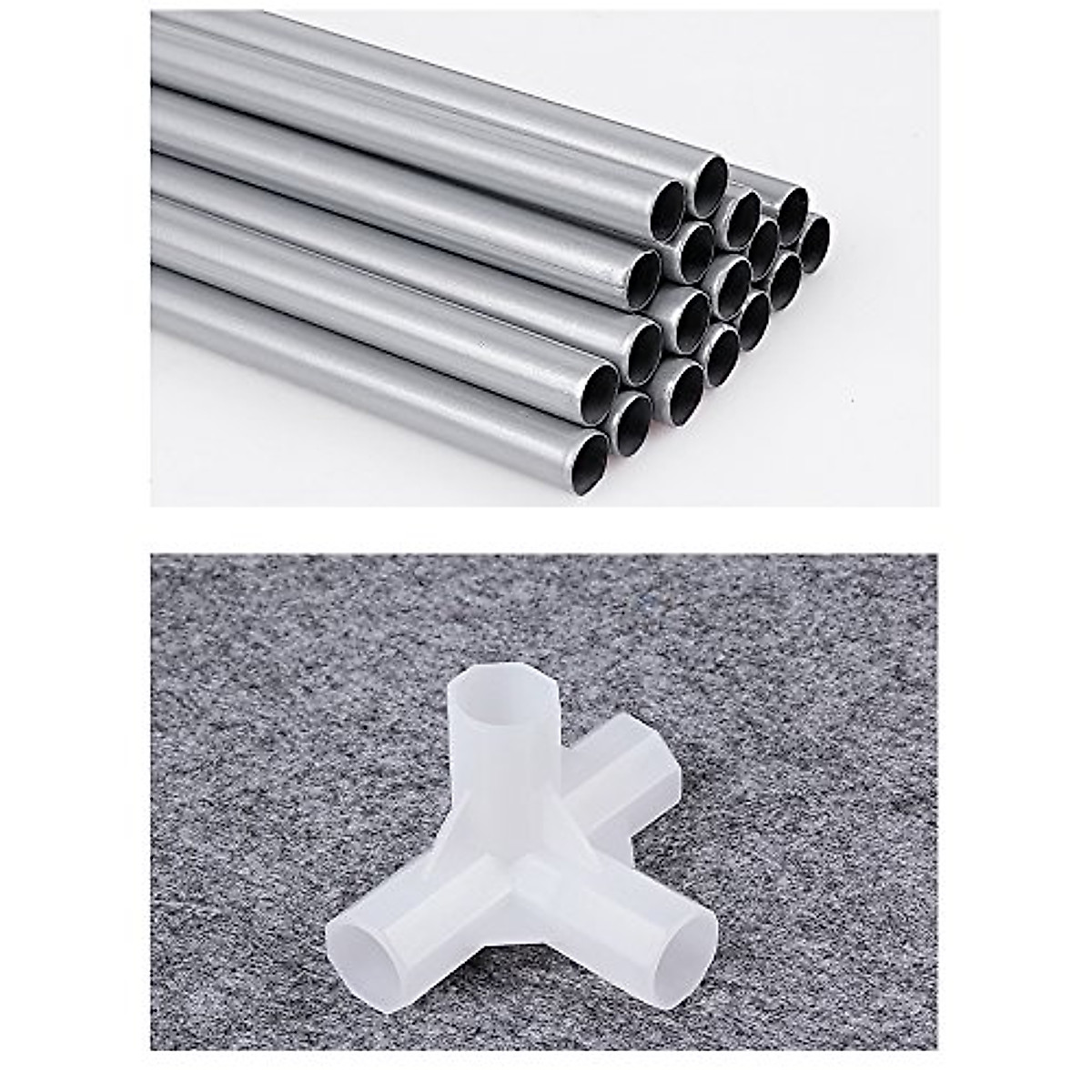 LeeMas Non Woven Fabric Shoe Rack with Cover Dustproof Shoerack Storage Organizer Fashionable Room-saving 6-Row 2-Line 12 Lattices - Dual Line, Gray