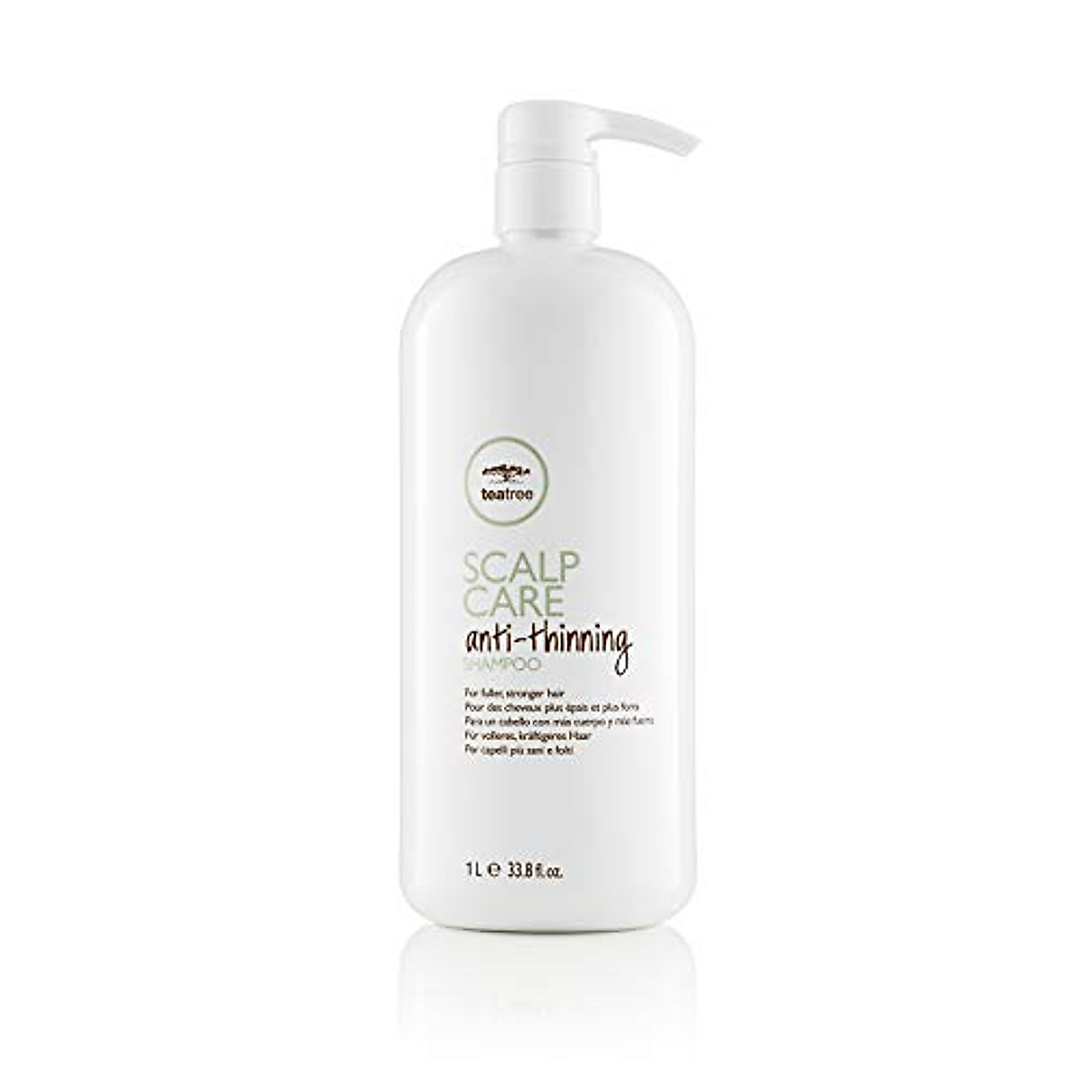 Tea Tree Scalp Care Anti-Thinning Shampoo, Thickens + Strengthens, For Thinning Hair, 33.8 fl. oz.